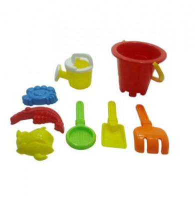 6 Piece Summer Fun Children's Kid's Mini Toy Beach/Sandbox Tool Play ...