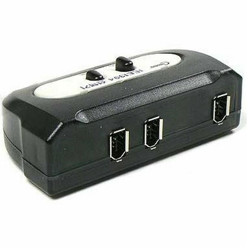 2 Port Firewire IEEE 1394 Manual SELECTOR Sharing Switch BOX DV PC ...