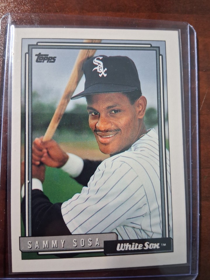 1992 Topps Sammy Sosa #94 Baseball ERROR CARD (Wrong Birthday) NEAR ...