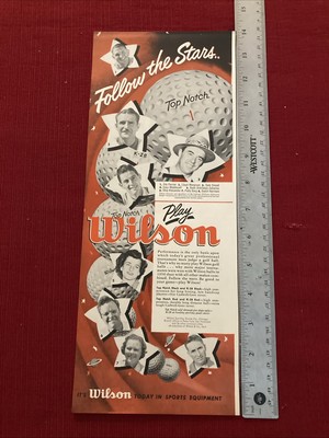 Sam Snead for Wilson Golf Balls Wilson Sporting Goods Chicago IL 1950 ...
