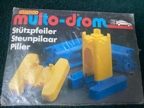 ULTRA RARE 1970’s Simex Multo-Drom Marble Run Pilier New Sealed Germany ...