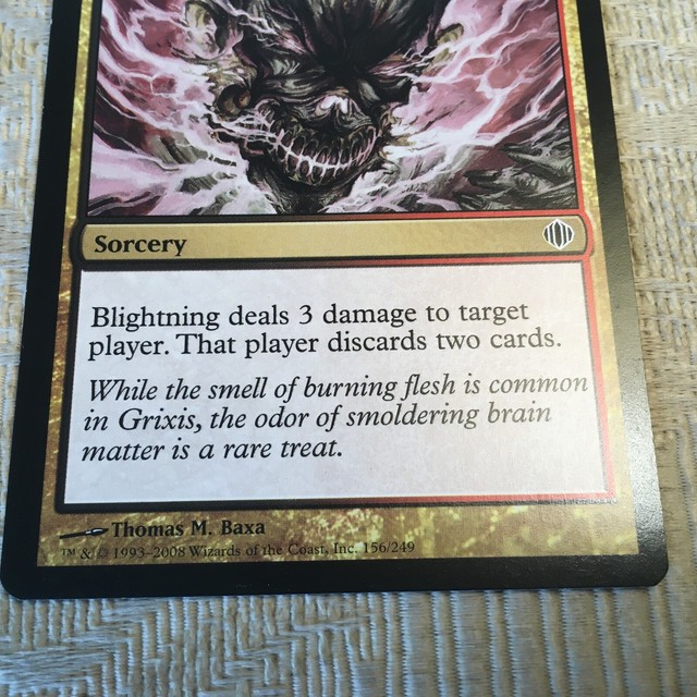 MTG Blightning Shards of Alara 156/249 Regular Common for sale online ...