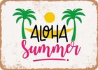 METAL SIGN - Aloha Summer - 3 - Vintage Look Sign | eBay