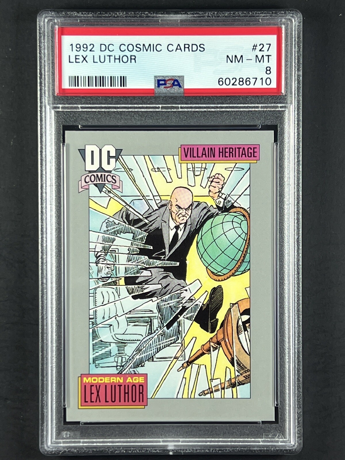 1992 DC Comics Cosmic Cards #27 Lex Luthor PSA 8 | eBay