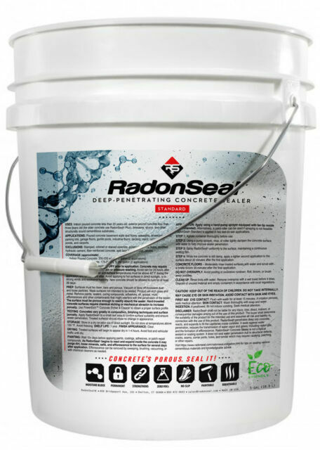 RadonSeal Standard Concrete Sealer - 5 Gal for sale online | eBay Australia