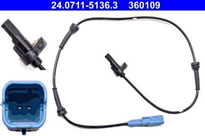 ATE ABS Speed Sensor For PEUGEOT 206 Sw 206+ 4545A0 | eBay