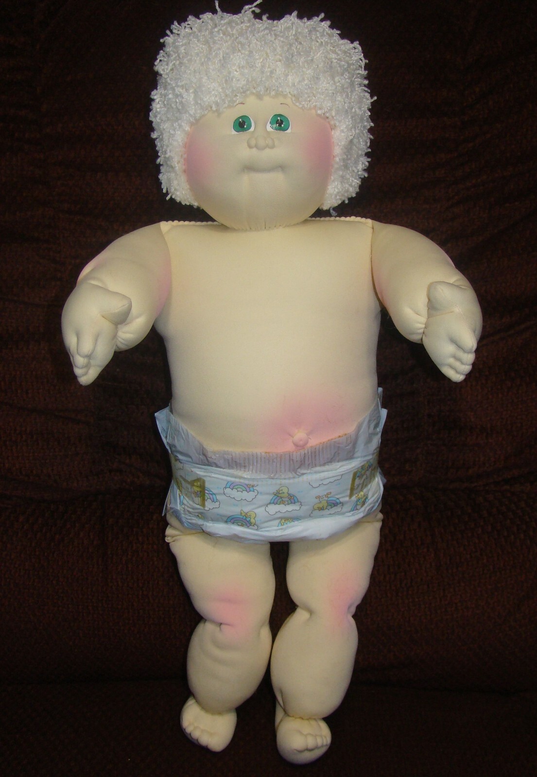 1993 Xavier Roberts Soft Sculpture Christmas Edition Rudolph Cabbage ...