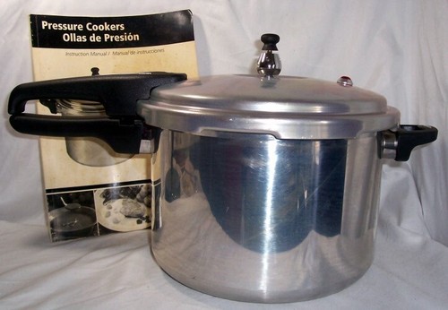 Mirro 8 QT 92180 Pressure Cooker Aluminum attached Jiggler Stove Top | eBay