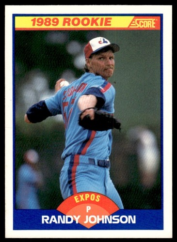 1989 Score Randy Johnson Rookie Montreal Expos #645 | eBay