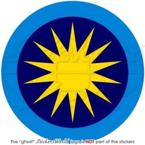 Malaysia royal malaysian airforce tudm roundel sticker decal 10cm | eBay