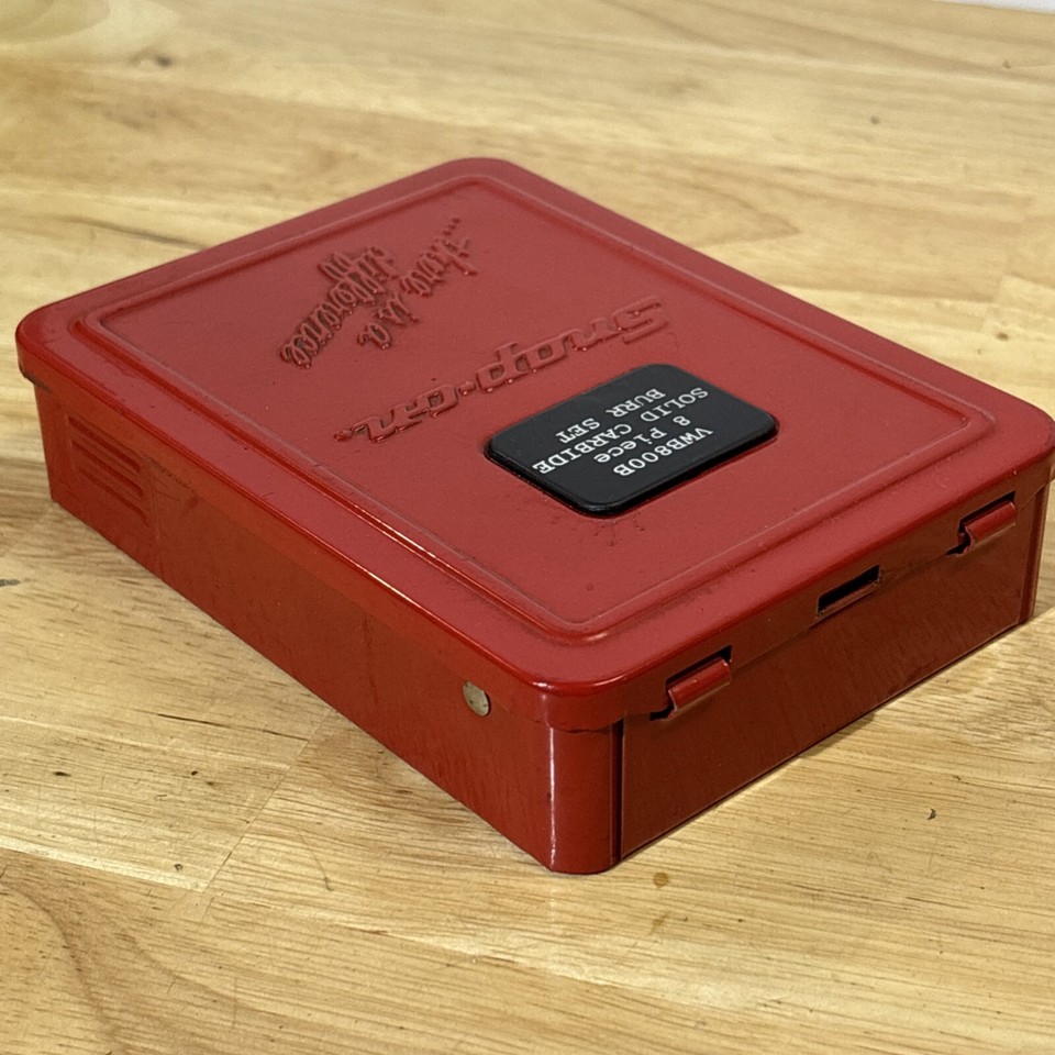 Snap On Tools Burr Bit Set 8pc Solid Carbide W/ Case VWB800B VWB800 | eBay