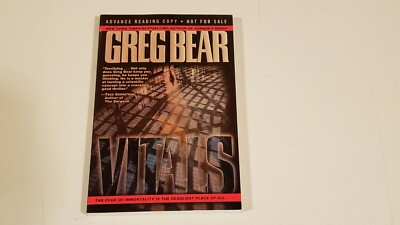 VITALS by GREG BEAR *SIGNED* -ARC- | eBay