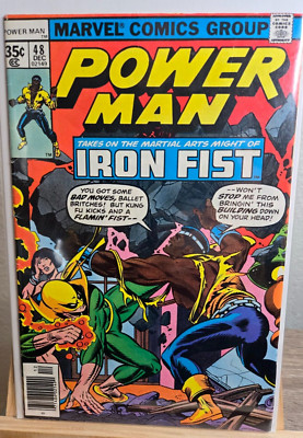 Power Man #48 (Marvel December 1977) -KEY- 1st Team-up of Power Man ...