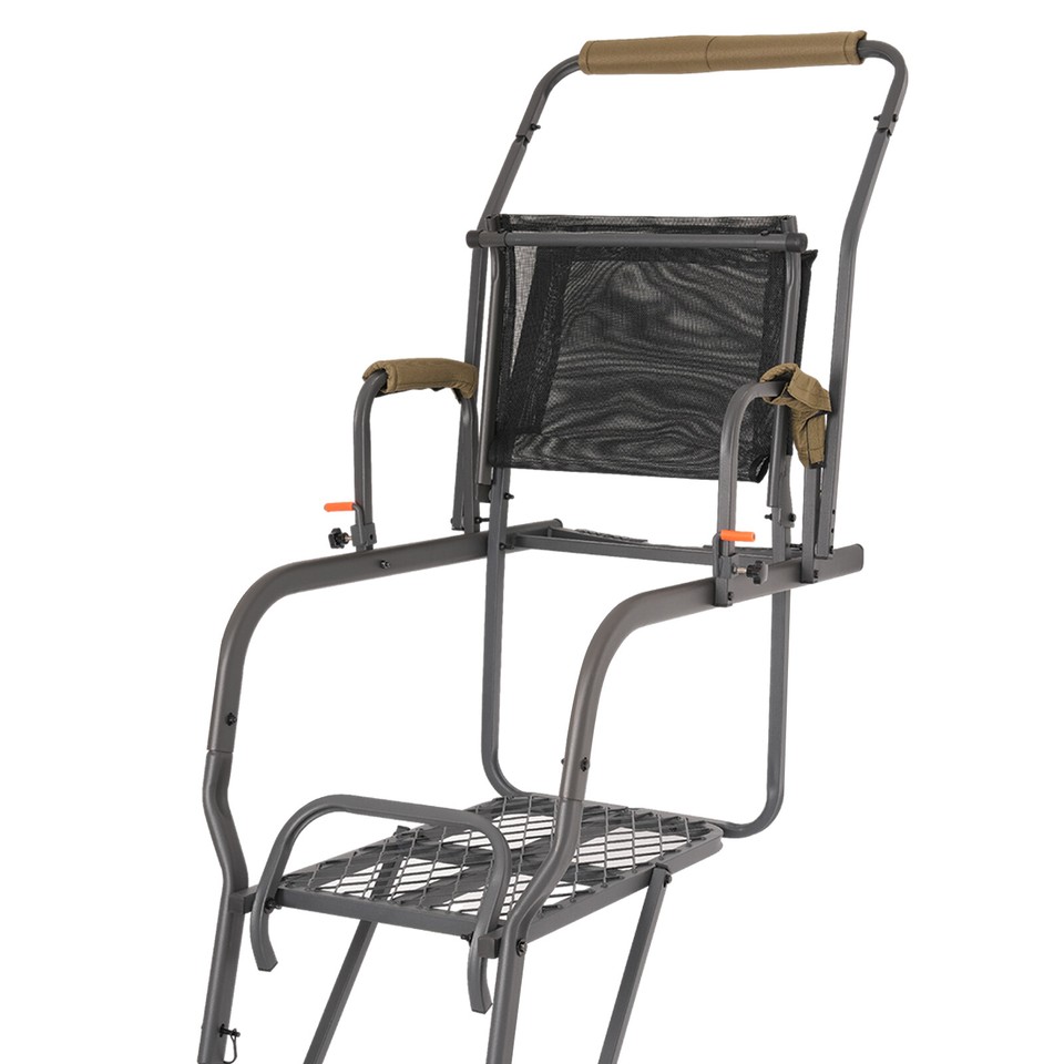 Steel Hunting Ladder Tree Stand Tree Step 1 Person Powder Coated w ...