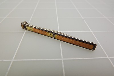 Vintage Sterling Silver THOMAE CO. Orange Enamel Brooch Pin 3.9Grams | eBay