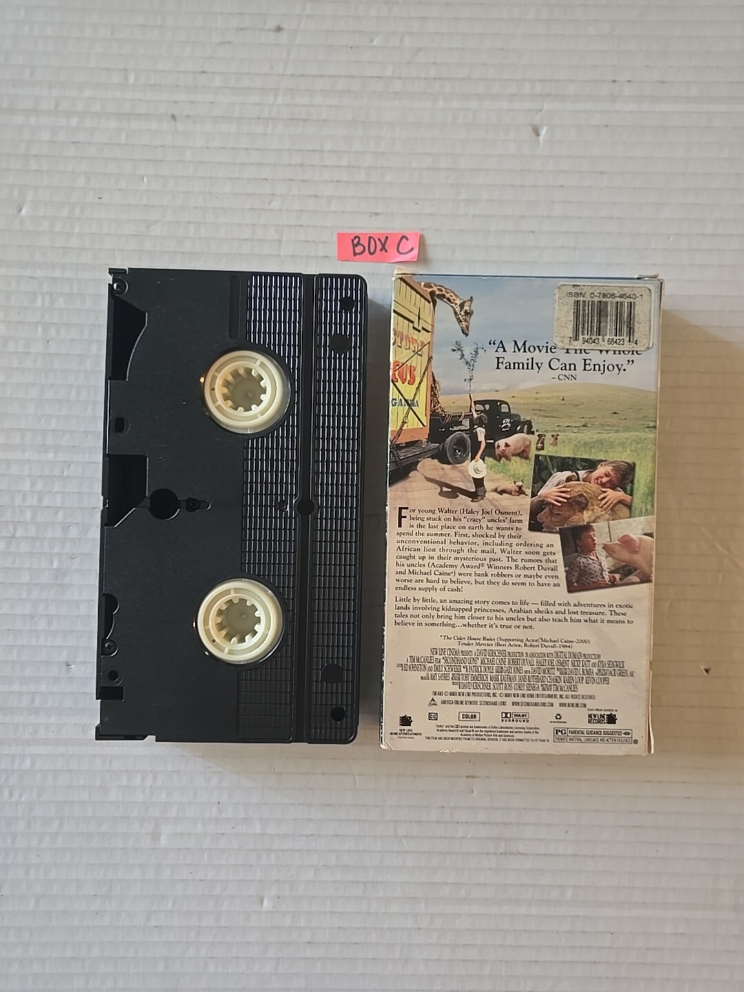 Secondhand Lions (VHS, 2004) Michael Cane, Robert Duvall, Haley Joel ...