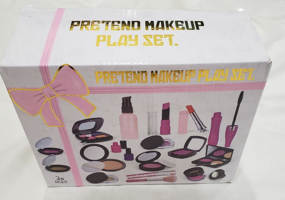 Pretend Make-up Play Set for Girls Ages 3,4,5,6+ Not real Makeup. | eBay