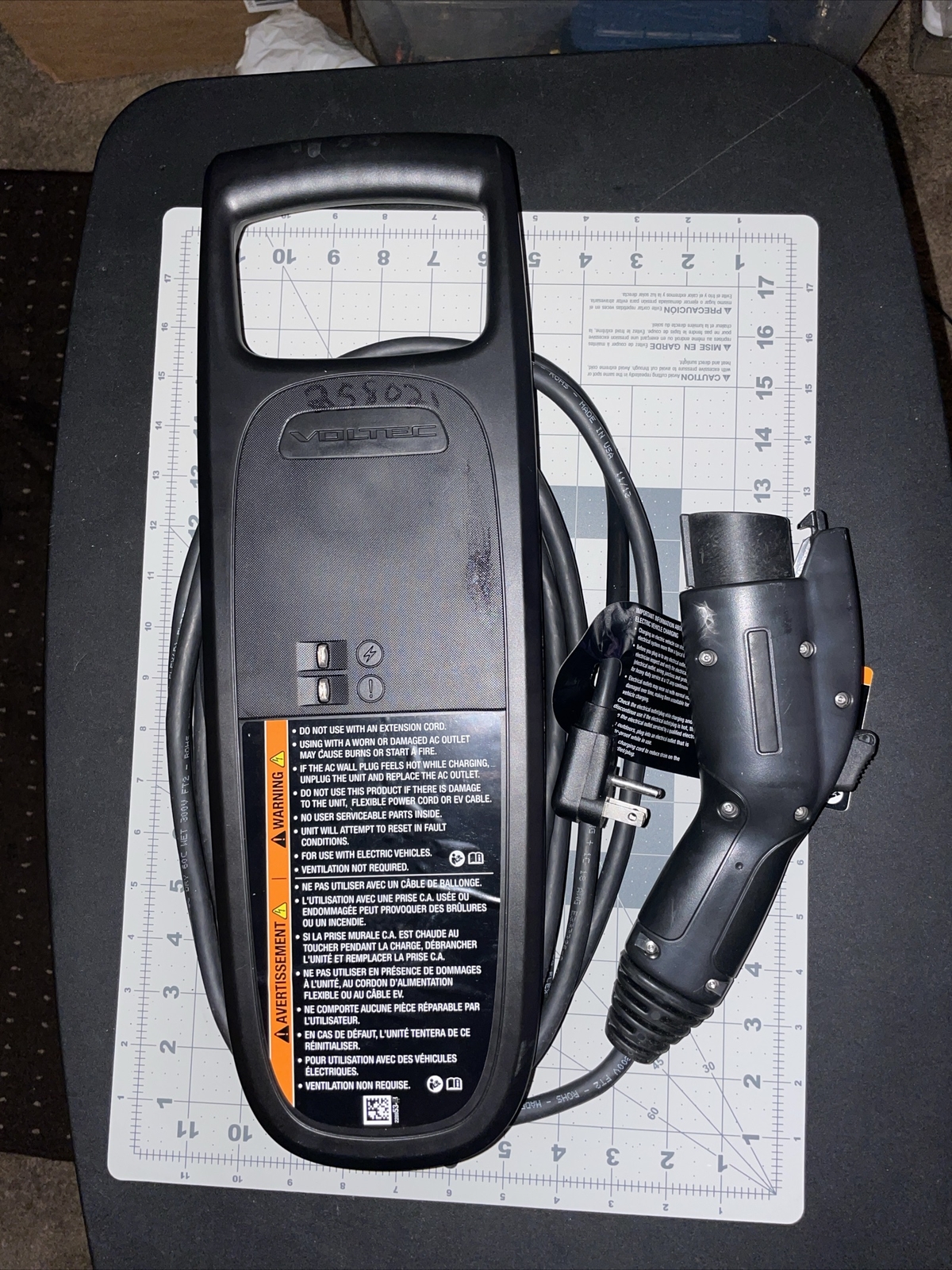 Chevy Volt Voltec Intertek Charger Level 1 EVSE J1772 EV Charging Cord ...