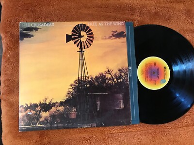 the Crusaders Free As The Wind 1977 ABC Blue Thumb LP BT-6029 original ...