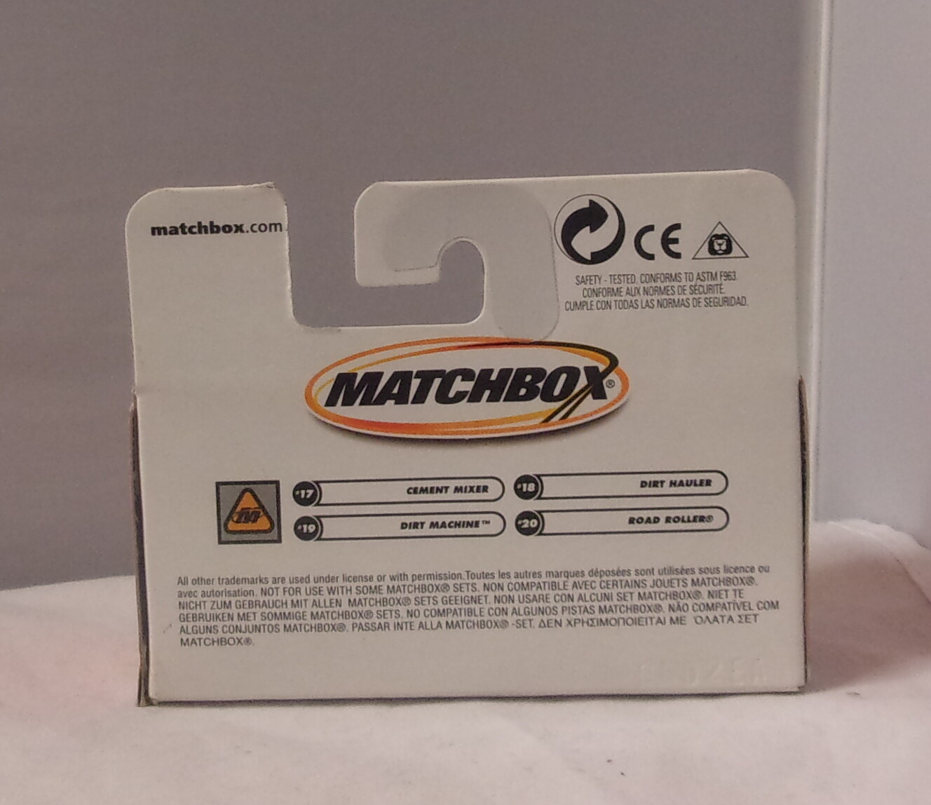 MJ7 Matchbox - 2002 ROW 1-75 - MB19 Dirt Machine - Blue | eBay