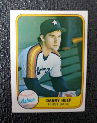 1981 Fleer Danny Heep Rookie #72 Houston Astros | eBay