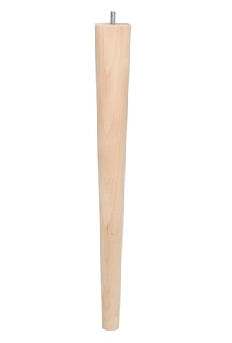 4x Wooden Round Furniture Tapered Replacement Legs Feet For Sofa Chair ...