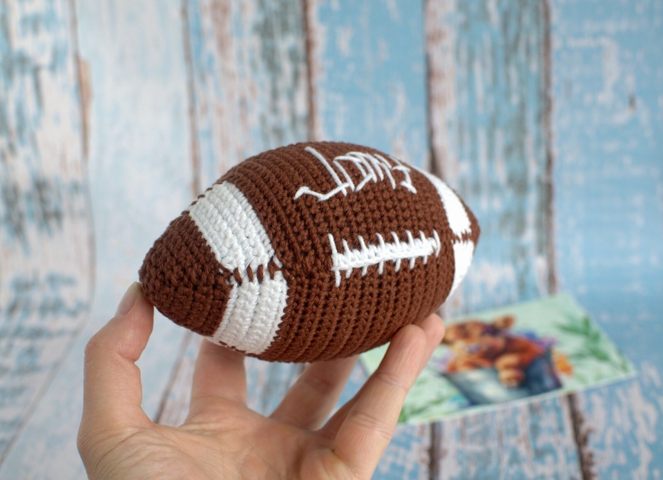 American football, Rattle ball, Baby photo shoot props, Boy football ...