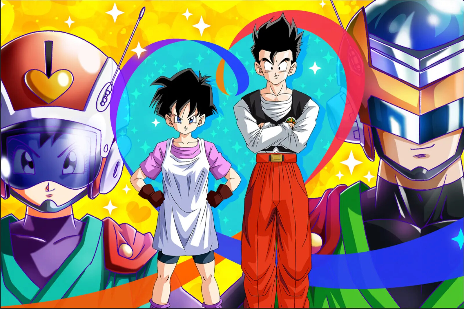 Dragon Ball Z Poster Videl Gohan Super Saiyaman " POSTER FREE SHIPPING ...