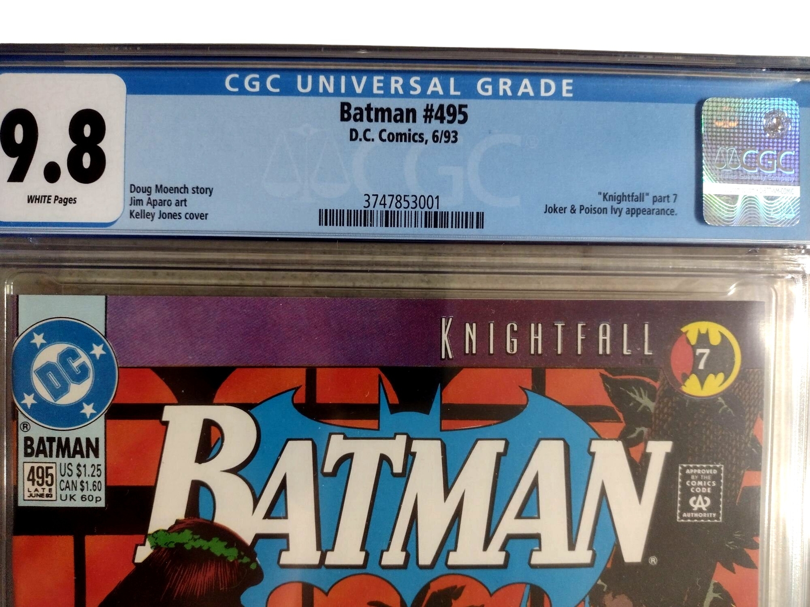 Batman 495 CGC 9.8 Knightfall Batman DC Comics 1993 Bane | eBay