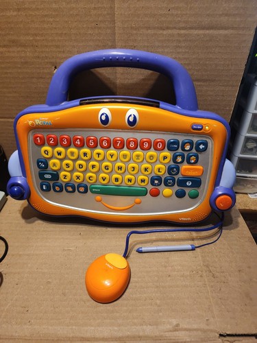 VTECH PC PAL VSMILE VINTAGE KEYBOARD COMPUTER TV LEARNING TYPING MOUSE ...