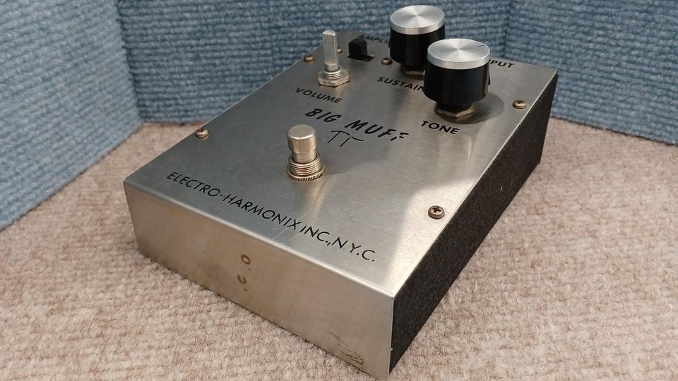 Electro-Harmonix Big Muff Triangle Vintage Guitar Fuzz Pedal Used ...