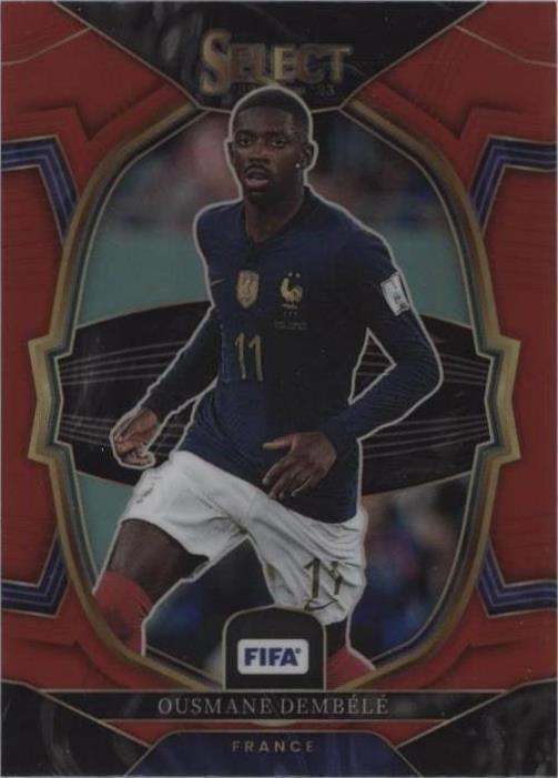 2022-23 Panini Select FIFA - Terrace Ousmane Dembele #17 Red Prizm for ...