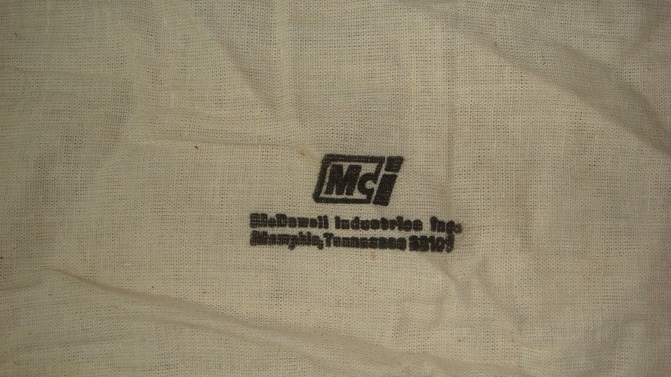 MD-40 Vintage 25 Lb Rice Bag Wrinkled Stains Riceland Foods FREE SHIP ...