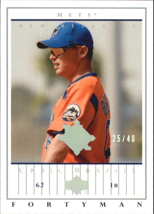 2003 Upper Deck 40 Man - New Releases Craig Brazell #933 Rainbow /40 ...