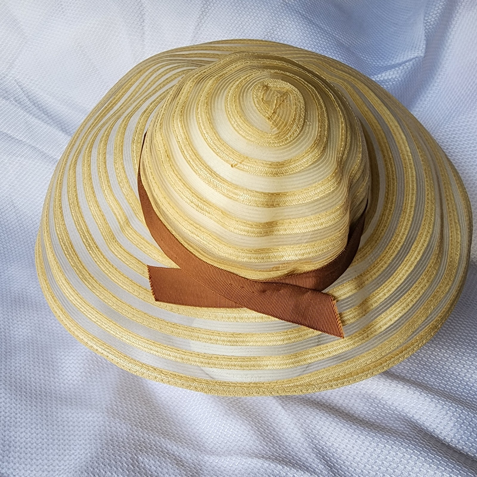 Vintage Hat 1940s Platter Picture Straw Hat Gone With… - Gem