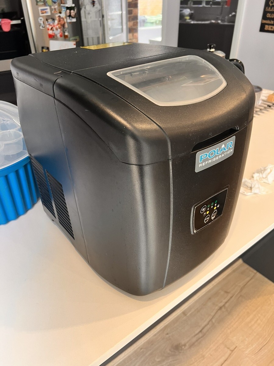 Polar Ice Maker Máquina De Gelo Polar Ice Maker Preta 15kg Dia