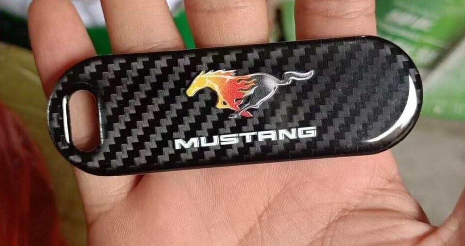 Mustang Flame Pony Horse Key Chain Fob Remote Ring Key GT500 Cobra ...