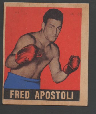 1948 Leaf Boxing Card #74 Fred Apostoli-Middleweight Ex Card | eBay