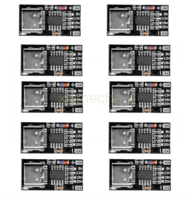 10PCS 5A Type-C PD QC Quick Charge Fast Charging Board USB Boost ...