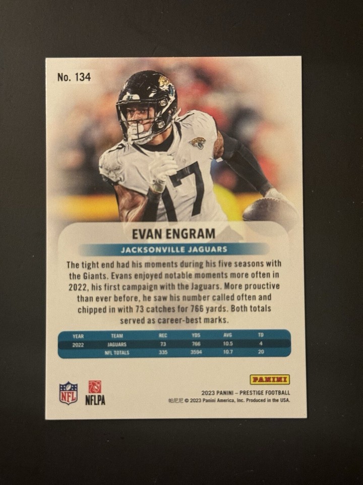 Evan Ingram /99 2023 Prestige Jacksonville Jaguars | eBay