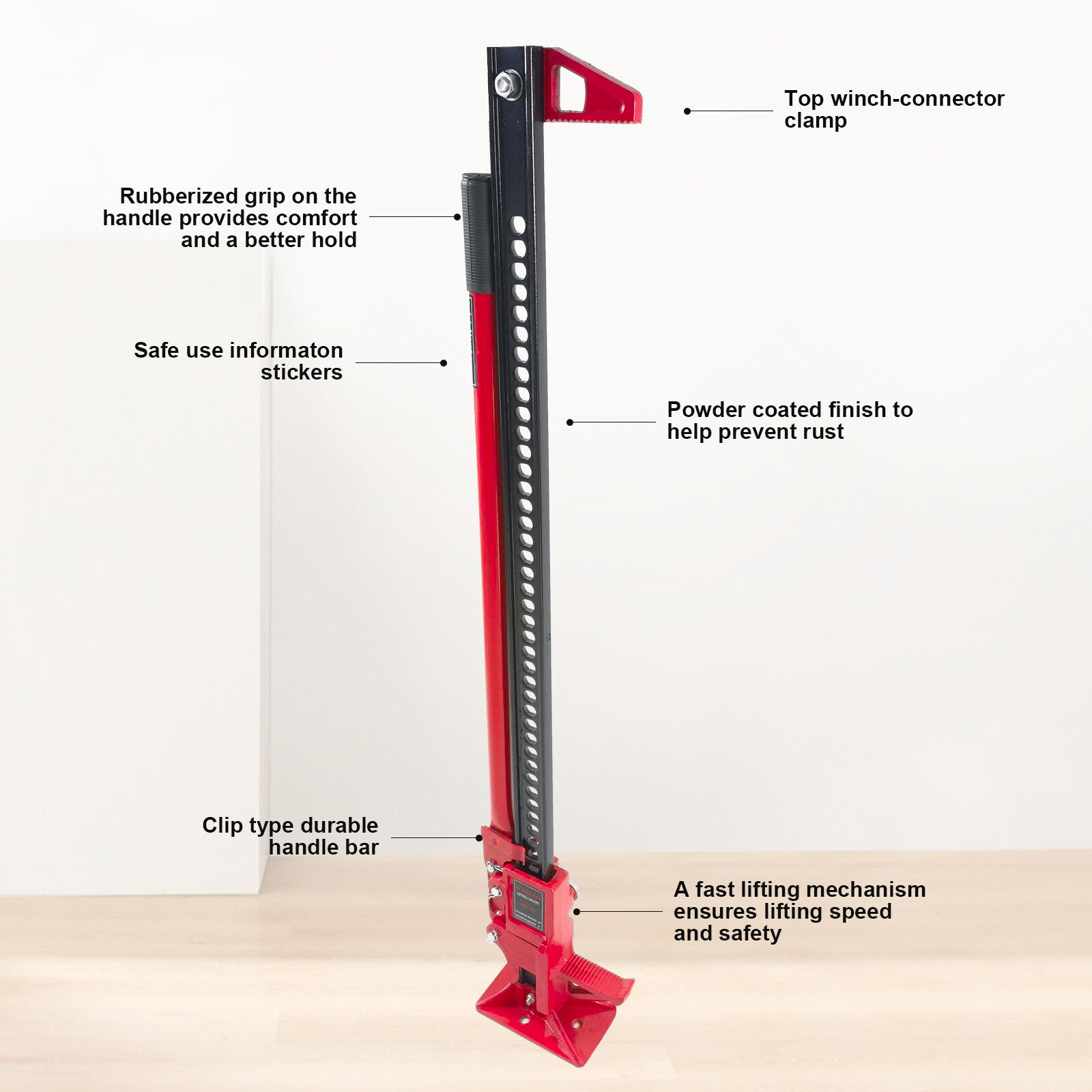 Ratcheting Off Road Utility Farm Jack Fit Tractor SUV Jeep Wrangler 48 ...