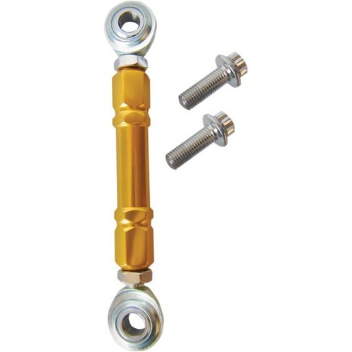 Alloy Art Gold Adjustable Shift Rod Linkage - Dyna & FXR Harley Mid ...