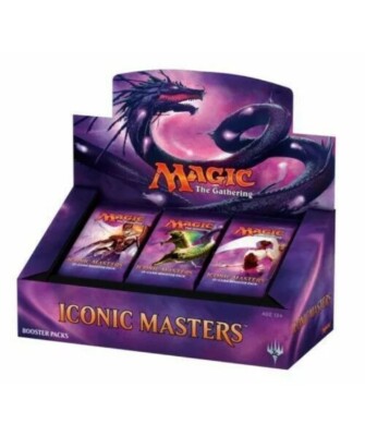 Magic the Gathering Iconic Masters Factory Sealed Booster Box MTG Card ...