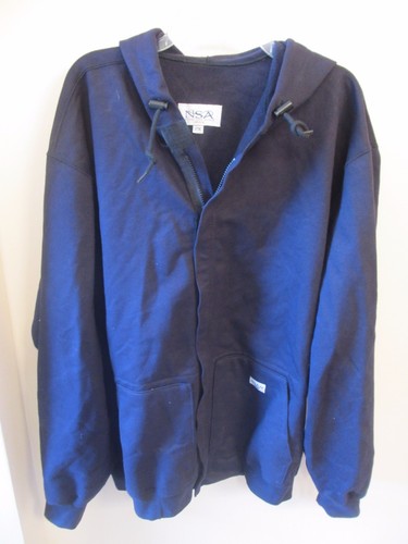 National Safety Apparel Hooded Sweatshirt - NSA - 2XL - Made in USA ...