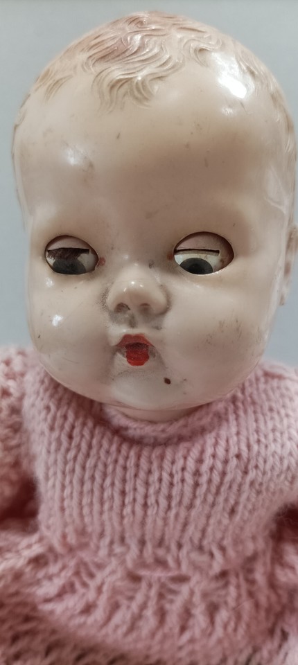 Vintage BND hard plastic British National Doll 9.5 inch with hand ...