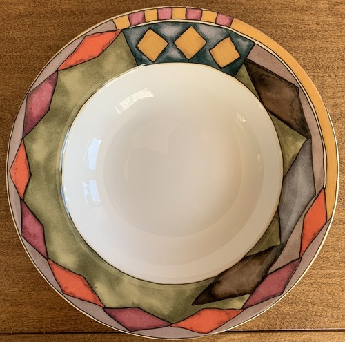 SASAKI PALAZZO Rimmed Soup Bowl Designed By Paula Zanger | eBay