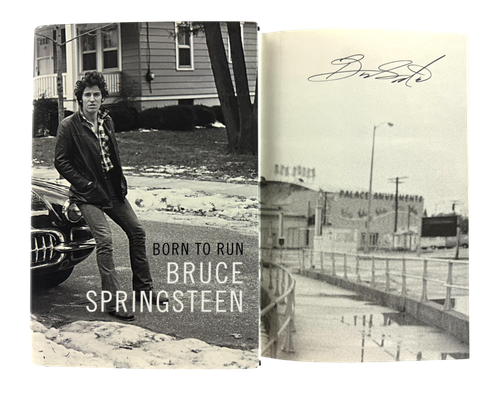 Bruce Springsteen Signed Autograph Born to Run Book - Rock Legend w ...