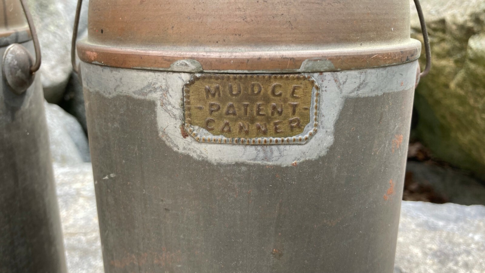 Vintage / Antique Copper Top Mudge Patent Canner John Gaumer Co PA ...