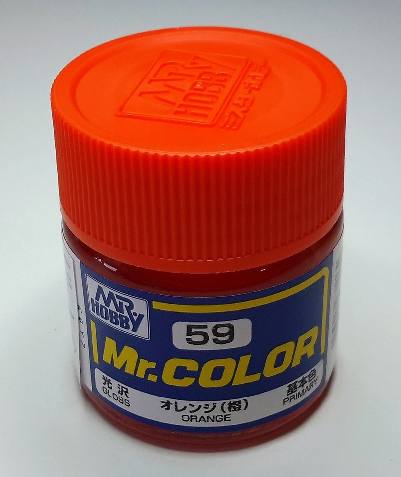Mr. Hobby Mr. COLOR ENAMEL Paint 10ml Bottles C1-C609 COMPLETE RANGE ...