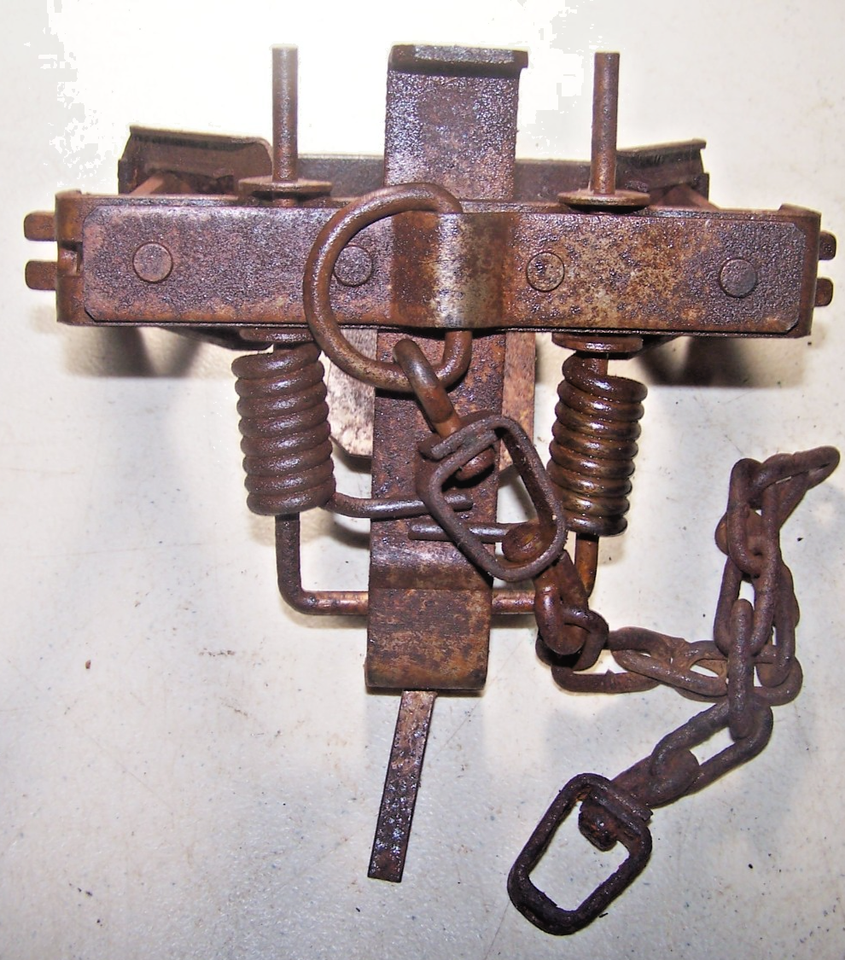 Vintage bridger No.2 Double Coil Spring Small Animal Trap | eBay